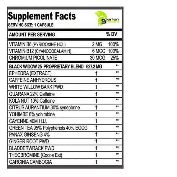 Black Widow Hi Tech | Spartan Supplements – spartansupplements