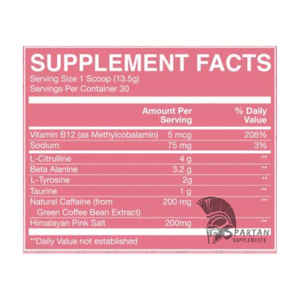 CBUM Essential Pre Workout Raw Nutrition | Spartan Supplements